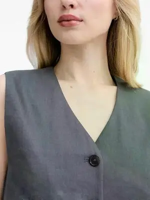 Marc O'polo V-neck Cropped Waistcoat