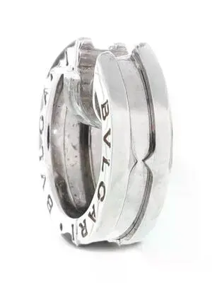 BVLGARI B.zero1 Hoop 18k White Gold Small Earrings - Silver