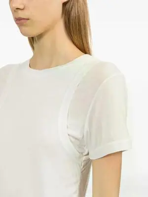 LA PISCINE Shoulder Cut-out T-shirt