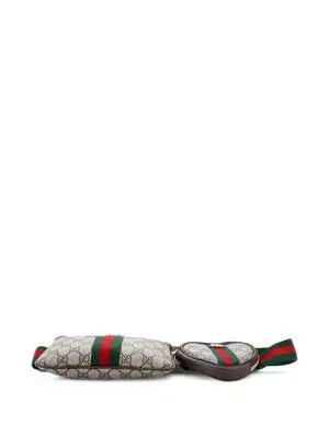 Gucci Ophidia Heart Utility Double Gg Coated Canvas Belt Bag