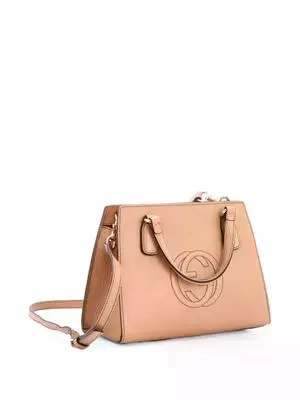 Gucci Soho Convertible Top Handle Leather Small Satchel