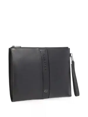 PIQUADRO Logo-plaque Clutch Bag