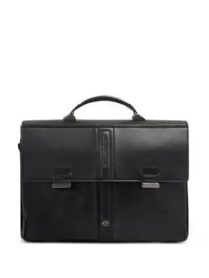 PIQUADRO Logo-plaque Briefcase - Black