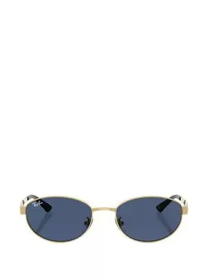 Ray-ban Oval-frame Sunglasses Gold