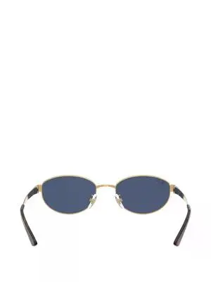 Ray-ban Oval-frame Sunglasses - Gold