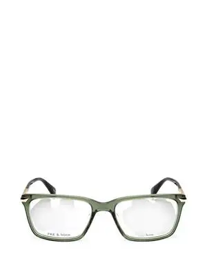 Rag & Bone Rectangle-frame Glasses - Green