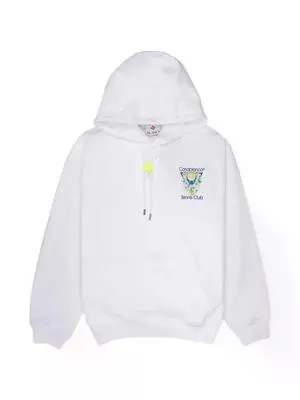 Casablanca Tennis Club Hoodie - White