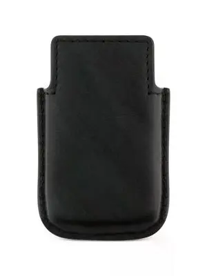 S.t. Dupont Logo-embossed Leather Lighter Case