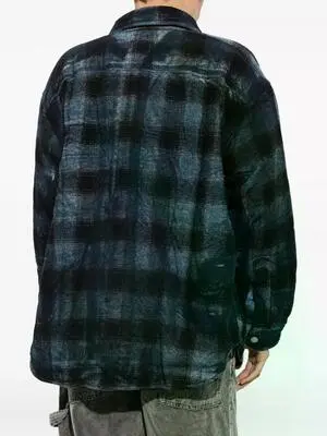 HAIKURE Galaxy Checked Shirt - Blue