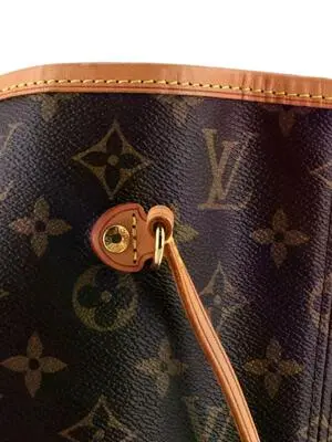 LOUIS VUITTON Neverfull Monogram Canvas Mm Tote Bag - Brown