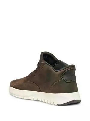 Geox Lace-up Leather Sneakers