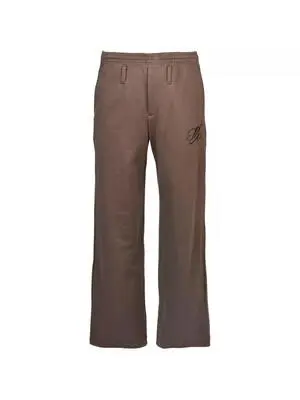 MASU Logo-embroidered Wide-leg Track Pants
