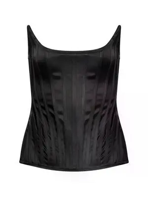 Giuseppe Di Morabito Boned Corset Top - Black