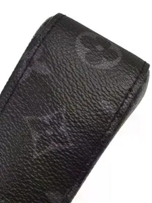 LOUIS VUITTON 2010-2020s Monogram Trio Messenger Shoulder Bag - Black