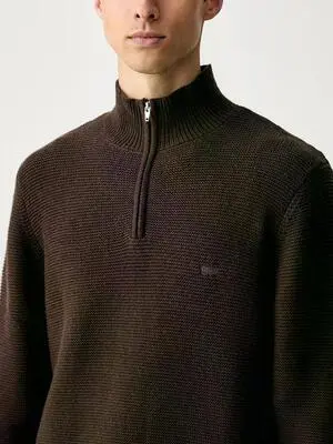 LEVI'S Housemark Quarter-zip Knitted Sweater