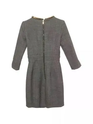 Elisabetta Franchi Chain-detail Mini Dress - Grey