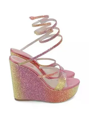 Rene Caovilla Cleo Tropical Wrap Sandals