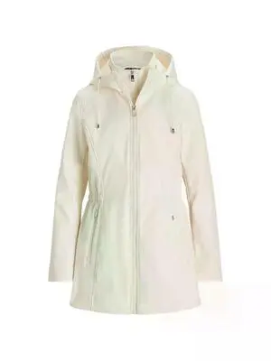 Ralph Lauren Hooded Drawstring-waist Coat - White