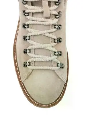 Eleventy Suede Panelled Ankle Boots