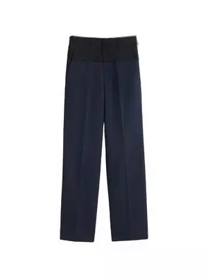 MAISON MARGIELA Insertion Wool Trousers - Blue