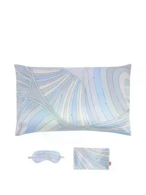 Emilio Pucci Iride-print Satin Night Set