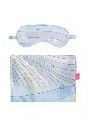 Emilio Pucci Iride-print Satin Night Set