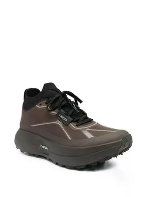 NORDA 055 Reflective-detail Panelled Sneakers - Brown