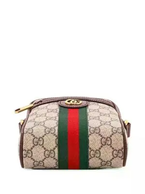 Gucci Ophidia Messenger Bag Gg Coated Canvas Mini Crossbody Bag