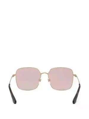 Burberry Check-engraved Square-frame Sunglasses
