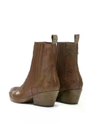 Sartore Studded Leather Boots
