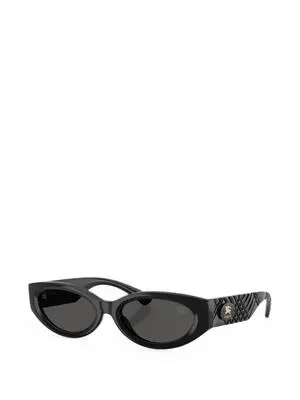 Burberry Knight Stamp Sunglasses - Black