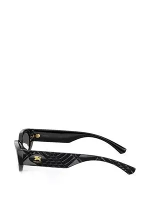 Burberry Knight Stamp Sunglasses - Black