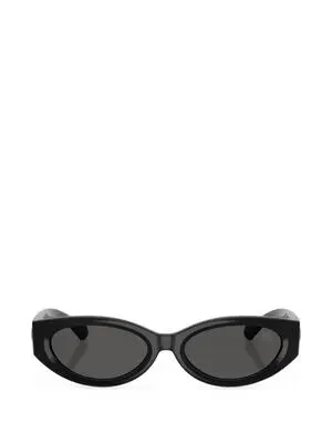 Burberry Knight Stamp Sunglasses - Black