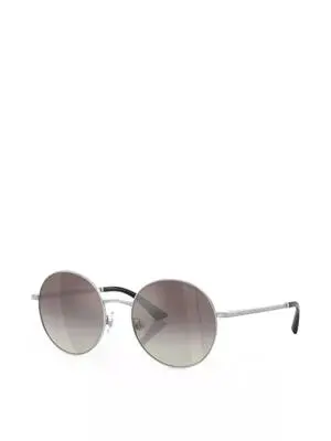 JIMMY CHOO Glitter-detail Round-frame Sunglasses