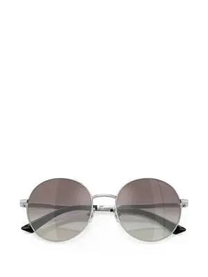 JIMMY CHOO Glitter-detail Round-frame Sunglasses