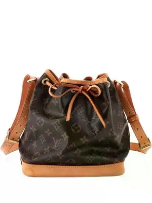 LOUIS VUITTON Noe Handbag Monogram Canvas Bb Bucket Bag - Brown