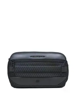 PIQUADRO Geometric-pattern Belt Bag