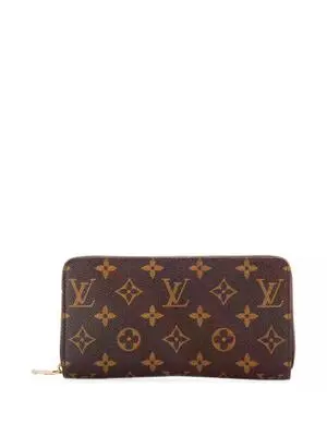 LOUIS VUITTON Zippy Wallet Monogram Canvas Small Wallets - Brown