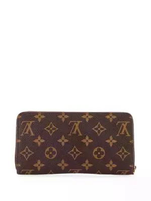 LOUIS VUITTON Zippy Wallet Monogram Canvas Small Wallets