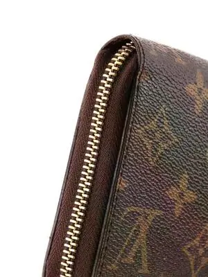 LOUIS VUITTON Zippy Wallet Monogram Canvas Small Wallets