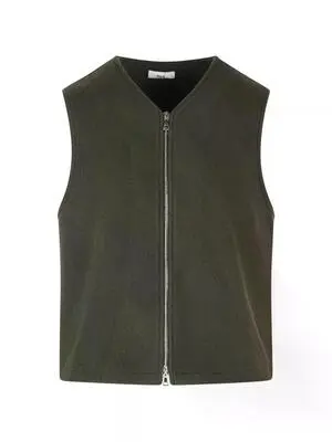 RIER Zip-up Wool Vest