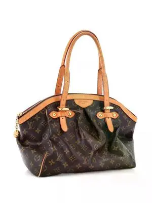 LOUIS VUITTON Tivoli Handbag Monogram Canvas Gm Satchel - Brown