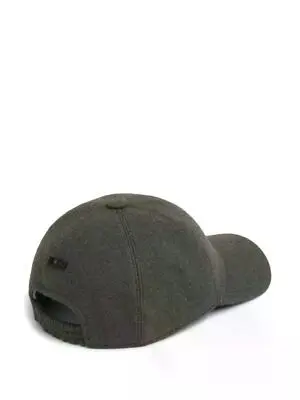 Fedeli Cashmere Baseball Cap - Green