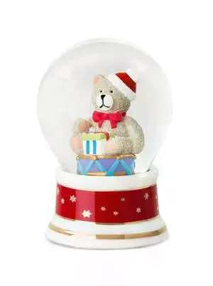 HUTSCHENREUTHER Christmas Bear Snow Globe - Multicolour