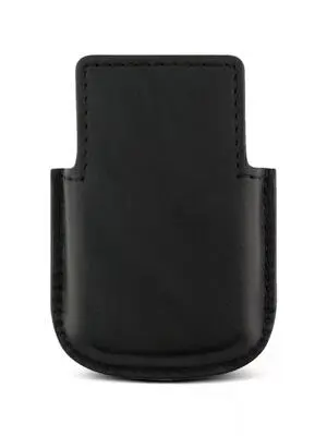 S.t. Dupont Logo-embossed Leather Lighter Case