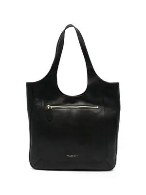 THE BRIDGE Zip-pocket Shoulder Bag - Black