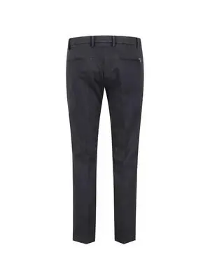 ENTRE AMIS Straight-leg Chino Trousers - Blue