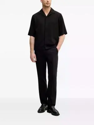 LINDBERGH Elasticated-hem Camp-collar Shirt