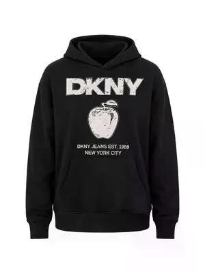 Dkny Logo-print Cotton Hoodie
