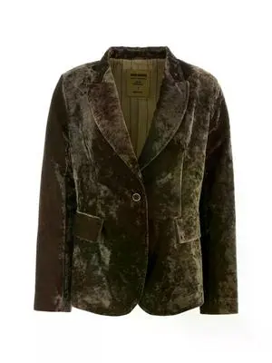 UMA WANG Kali Velvet Blazer - Green